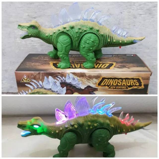 Jual Mainan Dinosaurus Bisa Jalan, Suara, Lampu Baterai - Anak Edukatif ...