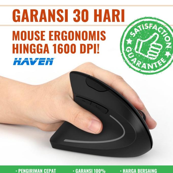 Jual Mouse Wireless Bluetooth Vertical Vertikal Ergonomic Ergonomis ...