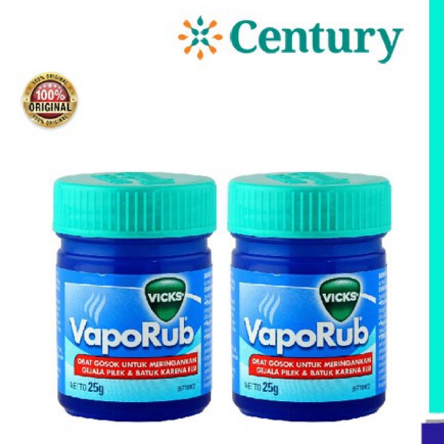 Jual Vicks Vaporup 25gr / Balsem Menthol / Obat gosok Flu dan Batuk ...