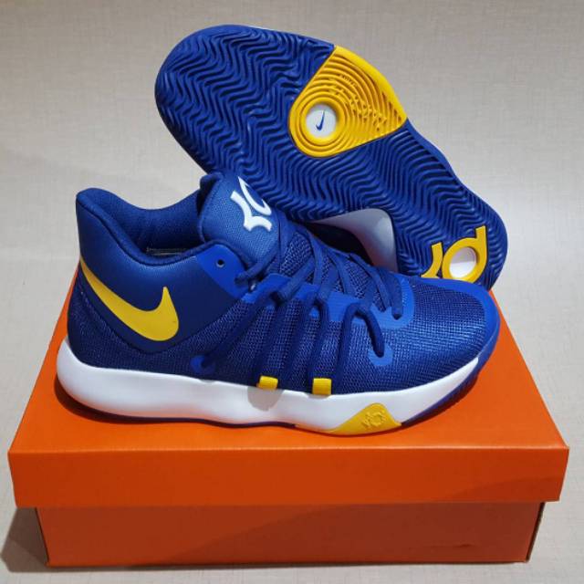 Jual SEPATU BASKET KD 5 TREY 5 BLUE WHITE | Shopee Indonesia