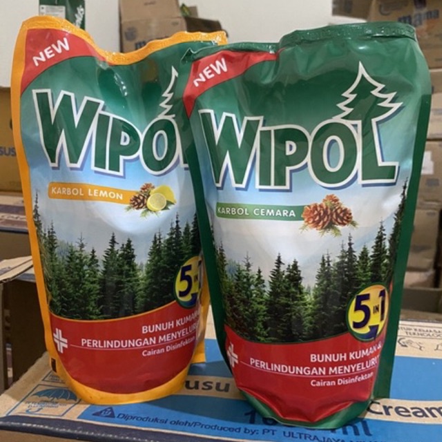 Jual WIPOL KARBOL 780ML DISINFEKTAN CLASSIC PINE REFILL | Shopee Indonesia