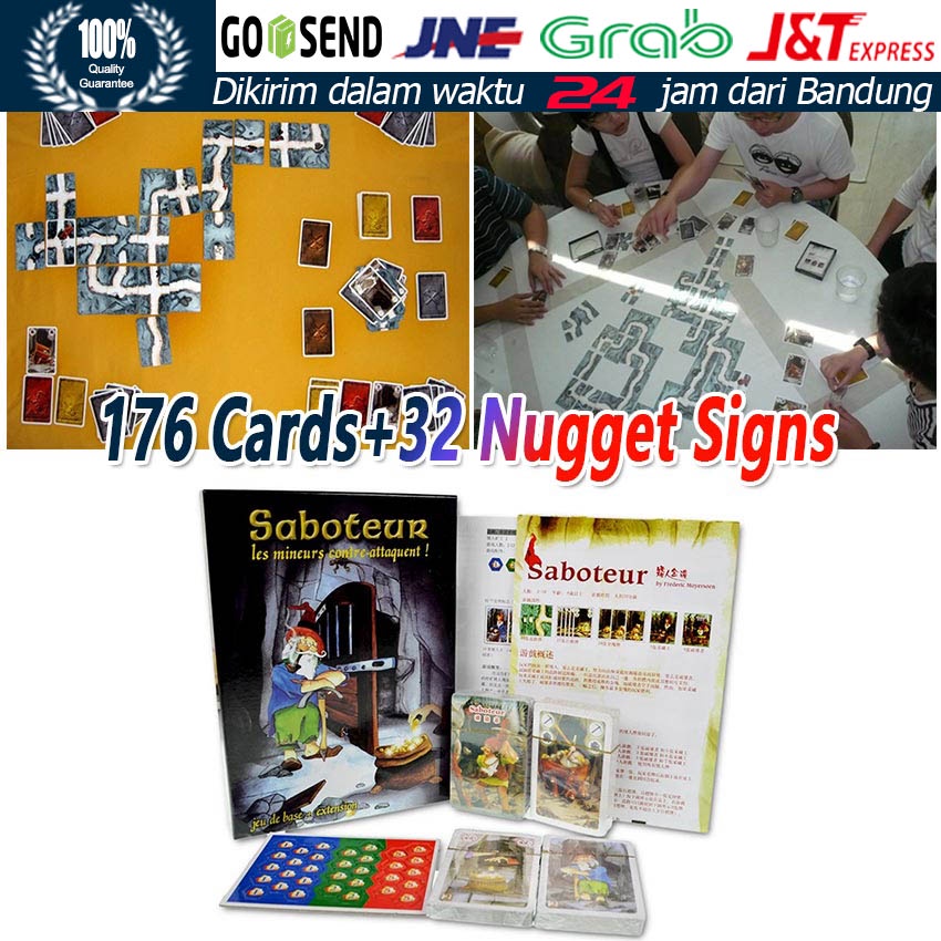Jual Originals Saboteur Combo versi 1 + 2 Card Game | Shopee Indonesia