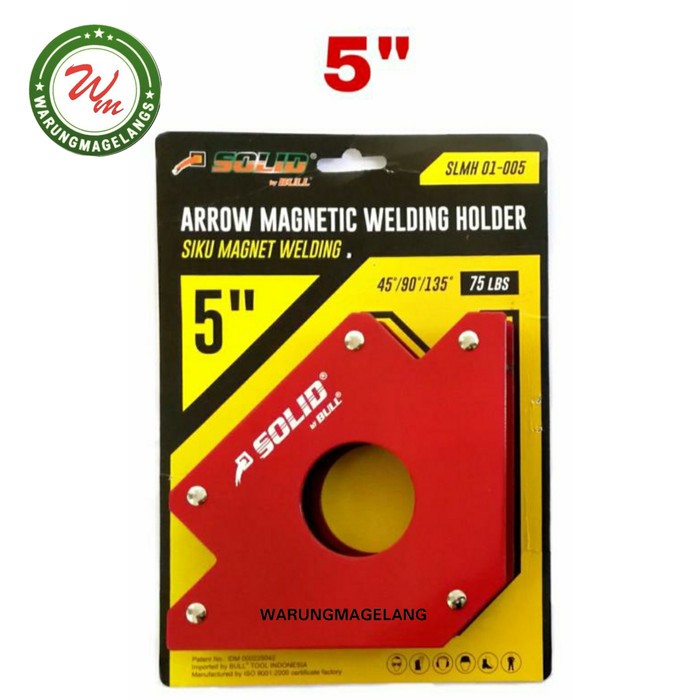 Jual Magnet Holder Arrow Magnetic Siku Magnet Untuk Las 5 inch SOLID ...