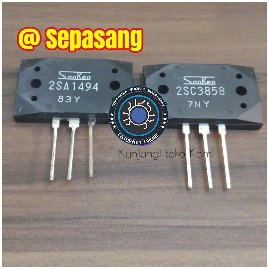 Jual Transistor 1494 3858 Sanken 2SA1494 2sc3858 | Shopee Indonesia