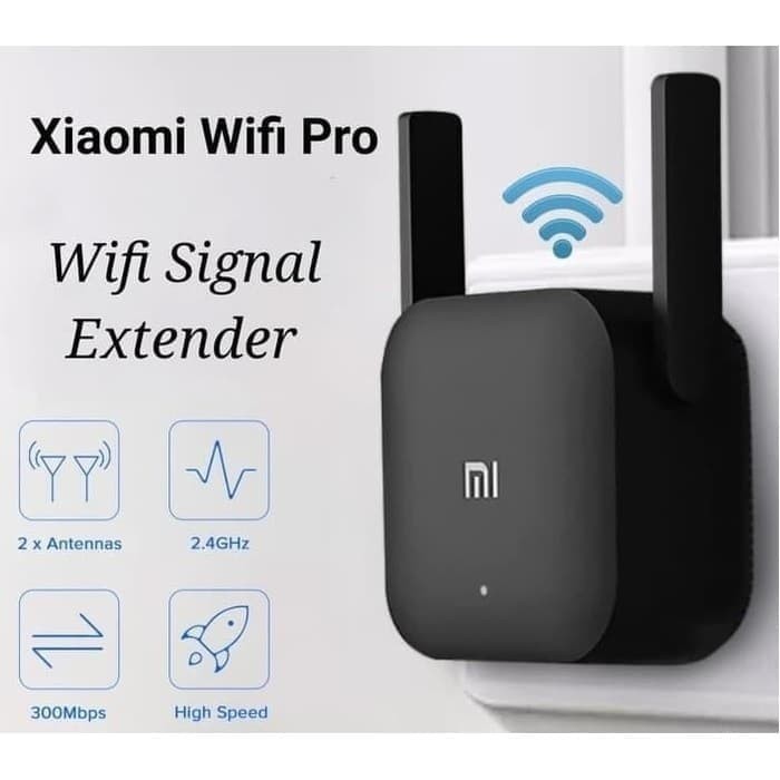 Jual Xiaomi Wifi Extender Pro Repeater Amplifier 300Mbps garansi RESMI ...