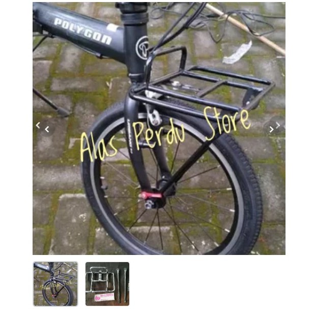 Jual FRONT RACK MINION SEPEDA LIPAT / KERANJANG SEPEDA LIPAT / RAK ...