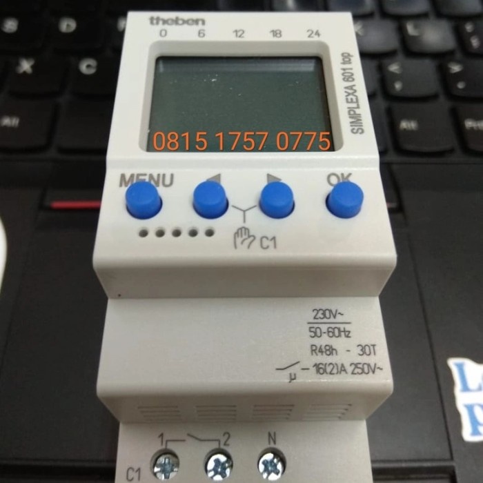 Jual Timer Switch digital Theben Simplexa 601 original | Shopee Indonesia
