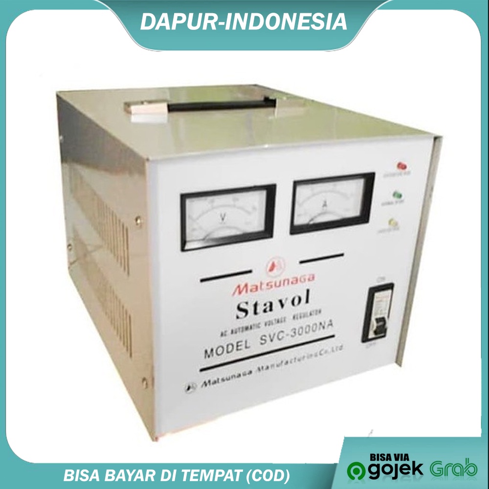 Jual Matsunaga 3000NA Stabilizer Stavol 3000 WATT ( Paking Aman ...