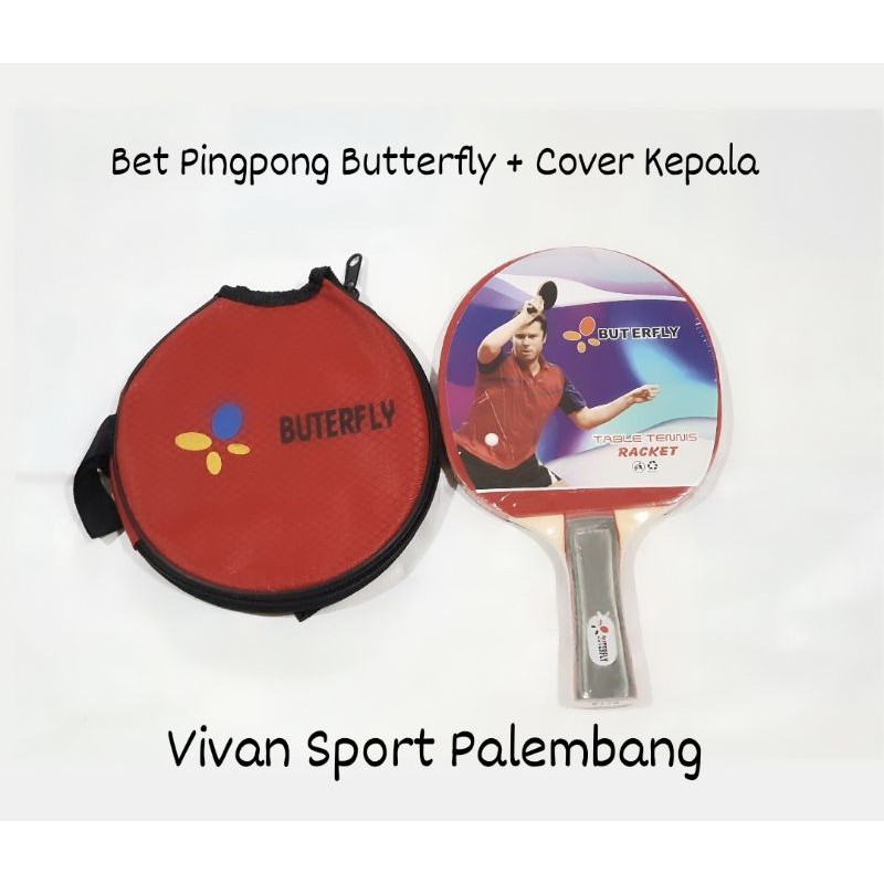 Jual Bet Pingpong Butterfly Bonus Cover / Table Tennis Racket Butterfly ...