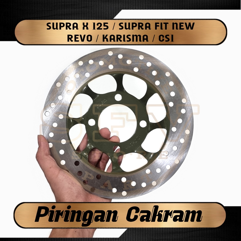 Jual Piringan Cakram Supra X 125 / Supra Fit New / Karisma / Revo / CS1 Model Standar | Shopee ...