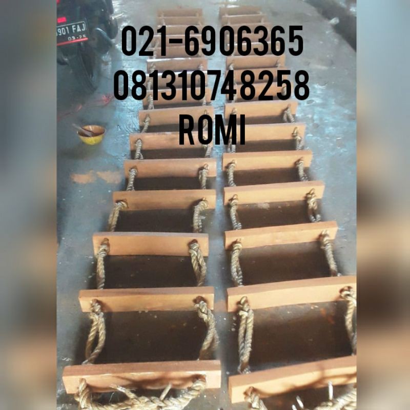 Jual tangga pandu bisa pakai tali nilon sesuai permintaan | Shopee ...