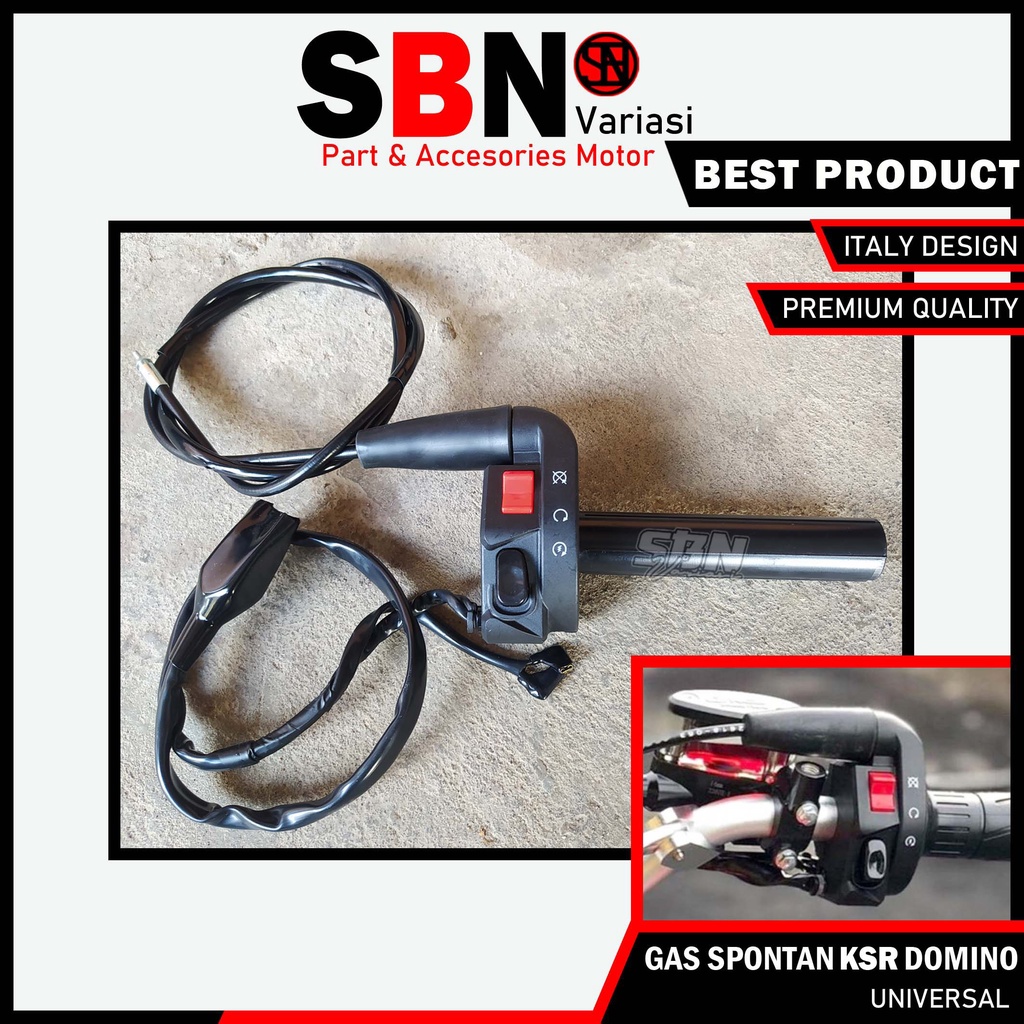 Jual Gas Spontan KSR by DOMINO Set Holder Magura Motor GL CB MP Tiger ...