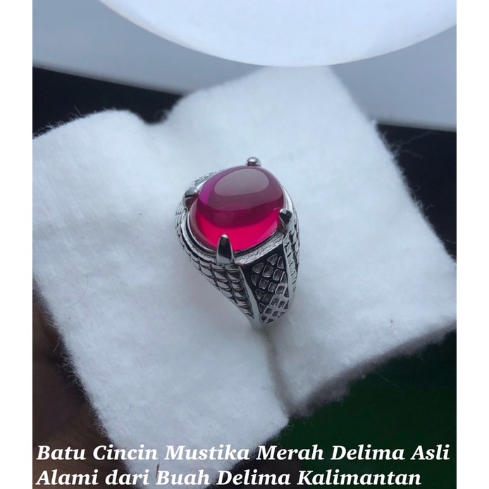 Jual Cincin Batu Merah Delima Muda Langka dan Asli | Shopee Indonesia
