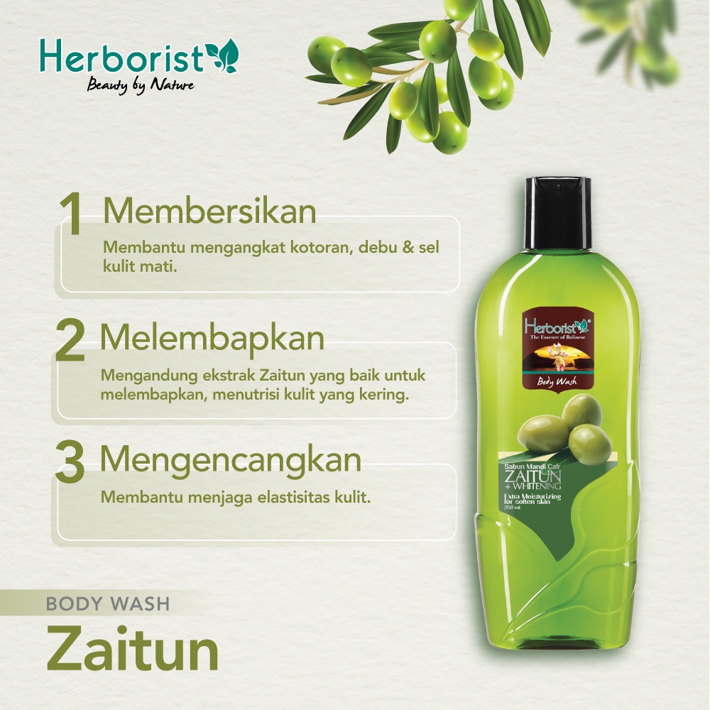 Jual Herborist Body Wash Aloe Vera 250ml | Herboris Body Wash Zaitun ...