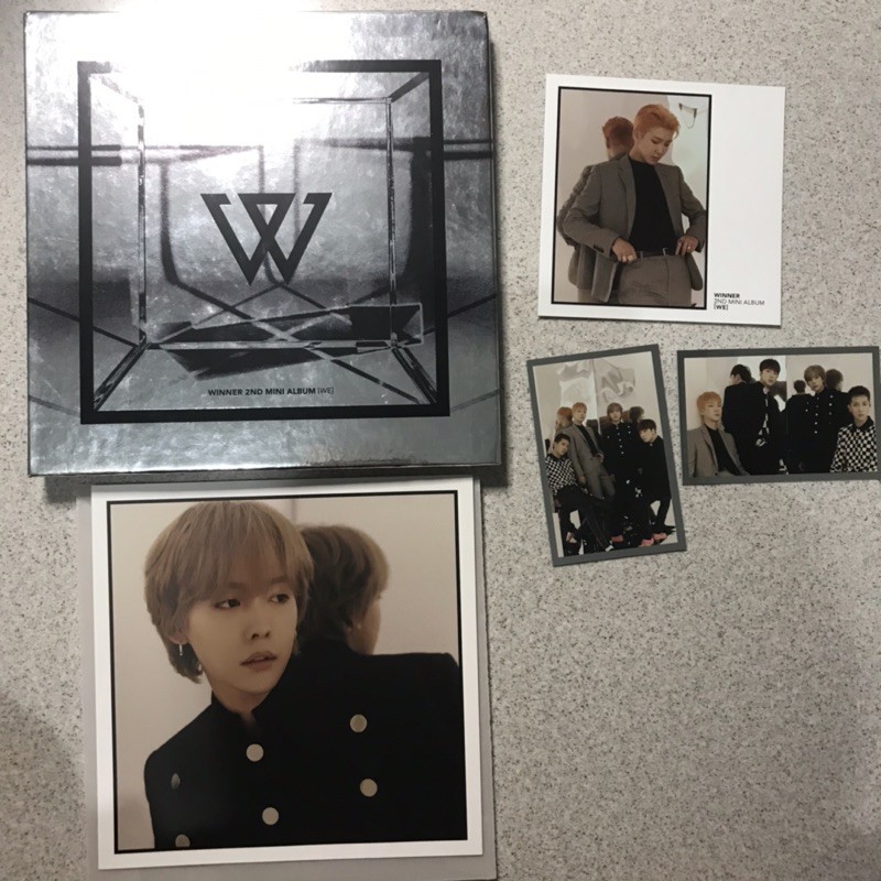 Jual WE ALBUM WINNER 2nd MINI ALBUM GREY / SILVER VER (FULL SET ...