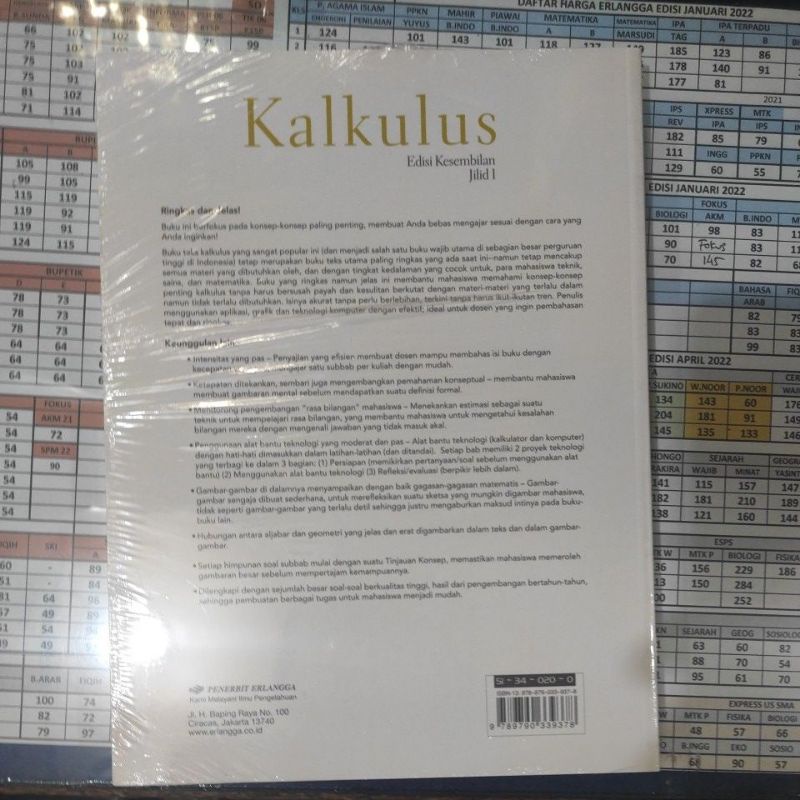 Jual BUKU KALKULUS PURCELL EDISI 9 JILID 1 DAN JILID 2 ORIGINAL 100% ...