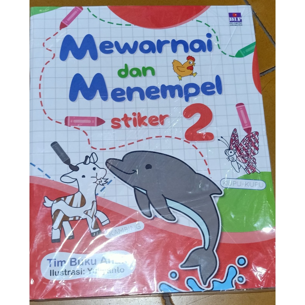 Jual Mewarnai Dan Menempel Stiker 2 | Shopee Indonesia