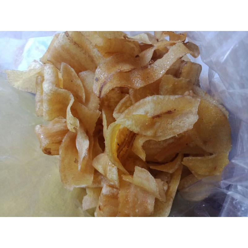 Jual keripik pisang madu 250 gr kripik pisang raja manis empuk banana ...