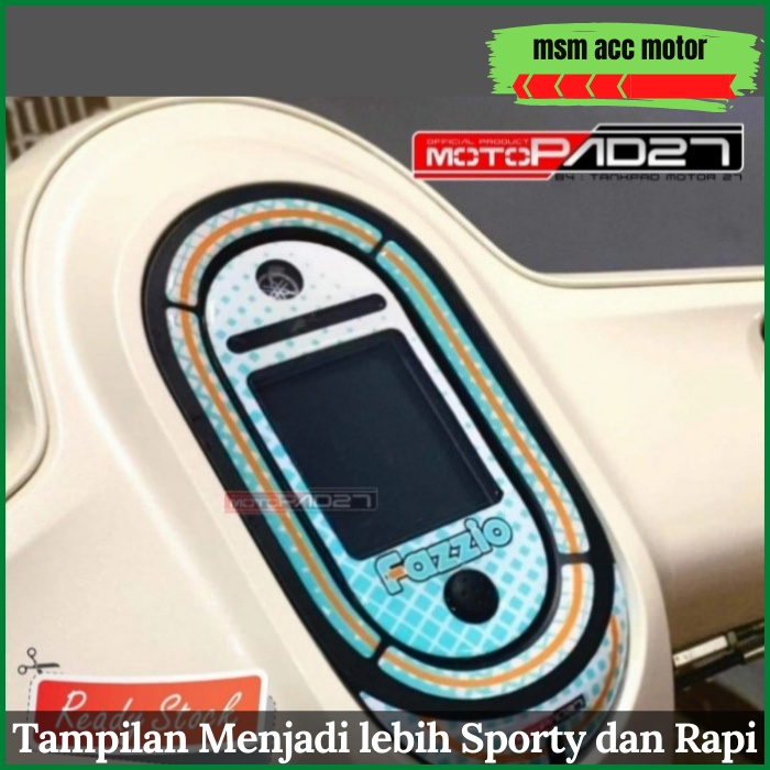 Jual Motopad27 Stiker Speedometer Fazzio Premium Anti Gores Timbul ...