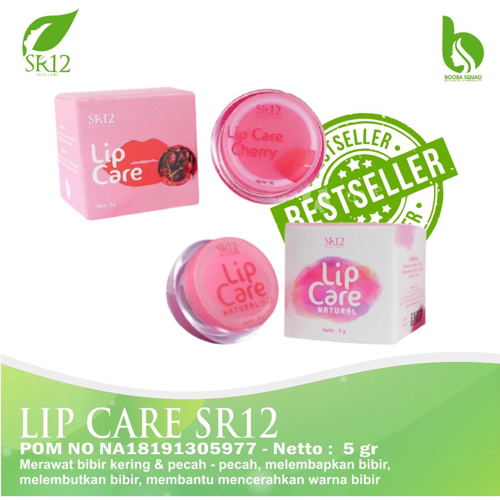 Jual SR12 LIP CARE PELEMBAB BIBIR LIP BALM PENCERAH WARNA BIBIR ALAMI WANITA BISA UNTUK REMAJA ...