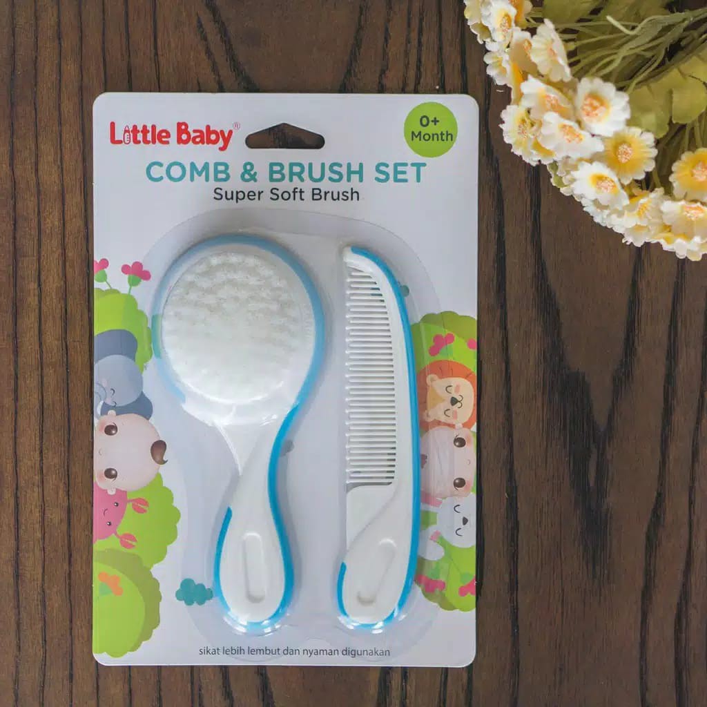 Jual LITTLE BABY SISIR DAN SIKAT SET ( 2 in1 ) | Shopee Indonesia