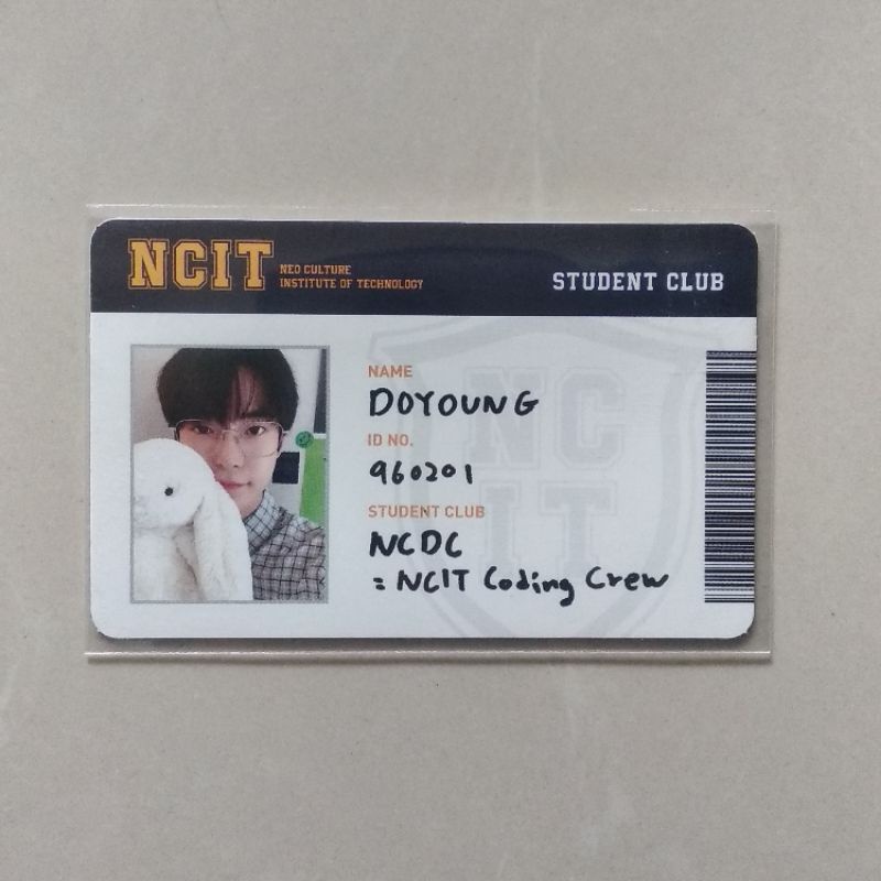 Jual Id Card NCIT Doyoung | Student ID Card NCIT Doyoung | PC Doyoung ...
