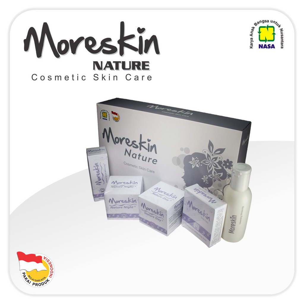 Jual Paket Moreskin Nature Asli Original NASA / Stockist Pt Nasa Produk ...