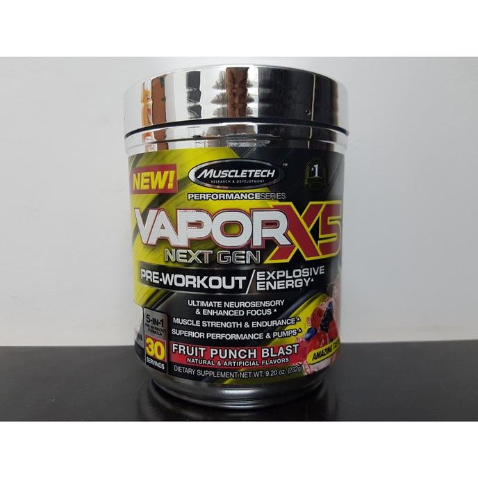 Jual VaporX5 Muscletech 30 Servings Next Gen PreWorkout The Curse NO XPlode | Shopee Indonesia