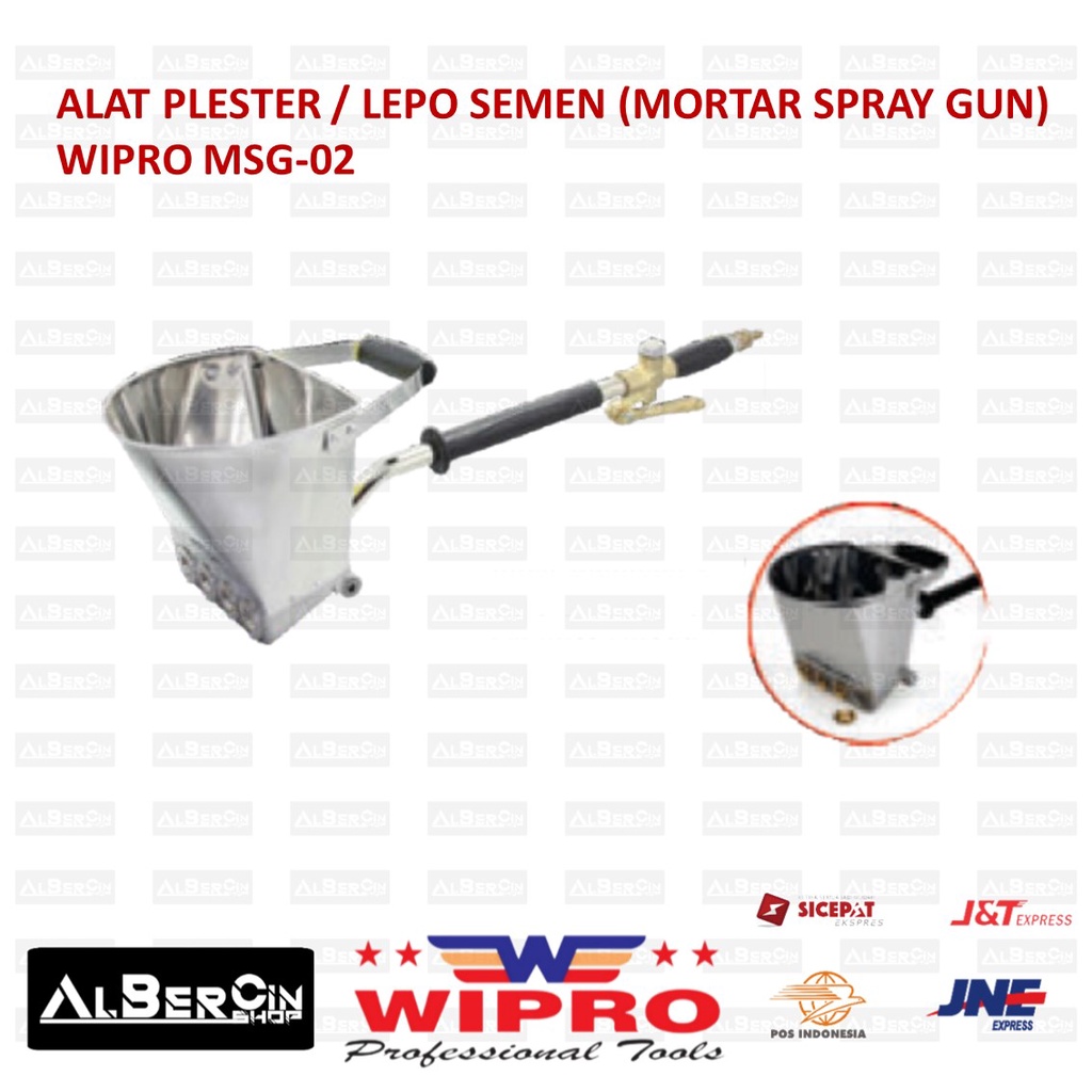 Jual Alat Semprot Semen Lepo Plester Dinding Tembok Wipro MSG02 MSG 02 ...