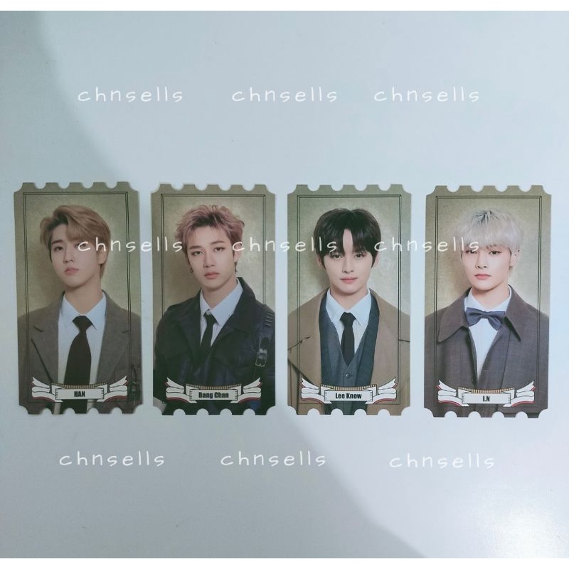 Jual special photo ticket skz-x stray kids bang chan lee know lino han ...