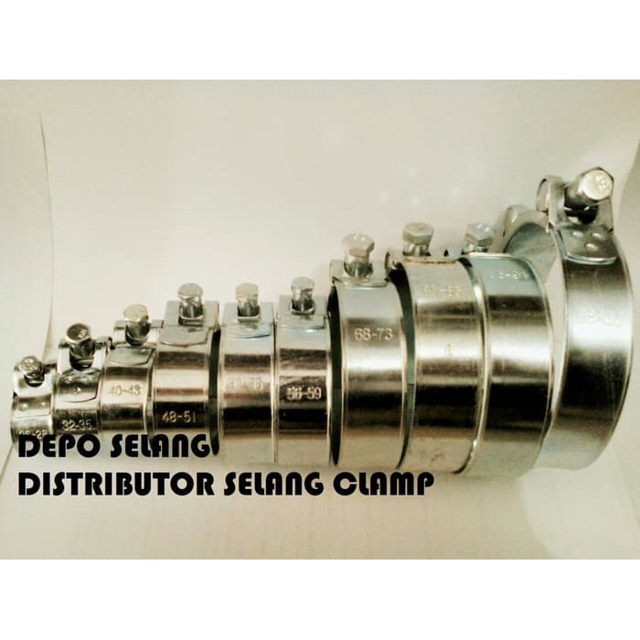 Jual KLEM SUPERIOR HEAVY DUTY CLAMP SCC 85 91 STAINLESS STEEL T BOLT ...