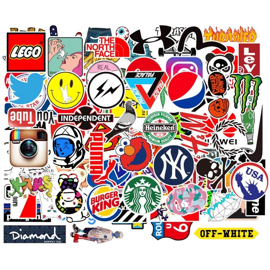 Jual Brand Logo Sticker Pack (99pcs) | Shopee Indonesia