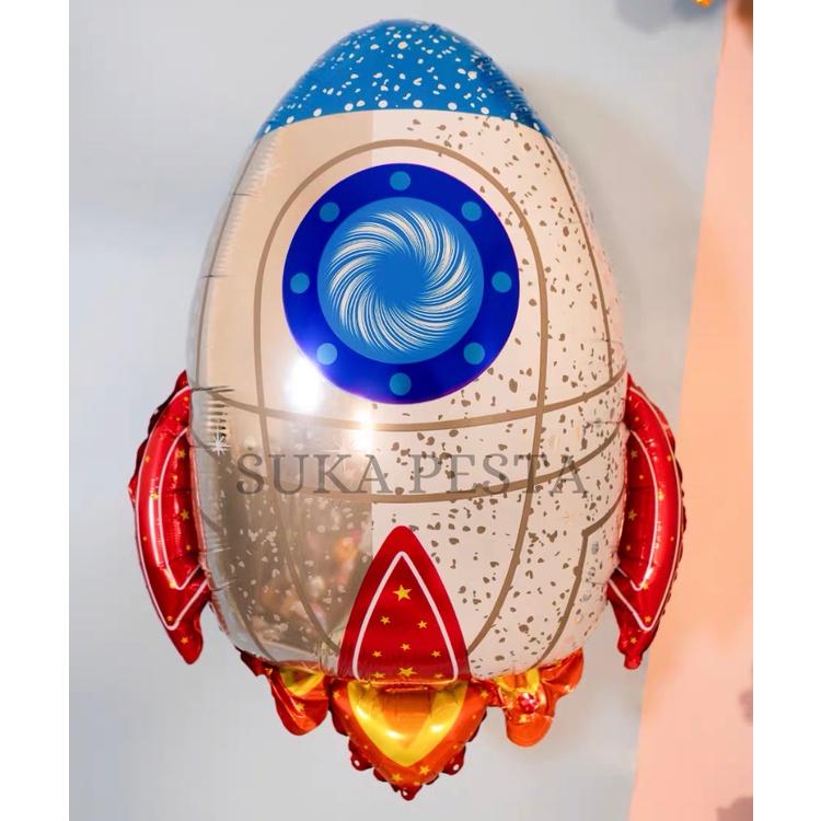 Jual BALON FOIL ROCKET JUMBO / BALON ROCKET / BALON ANTARIKSA / BALON ...