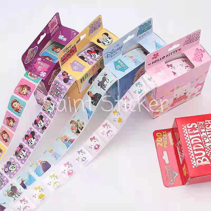 Jual Stiker Bonus Reward Sticker Karakter Perempuan Isi 200 pcs ...