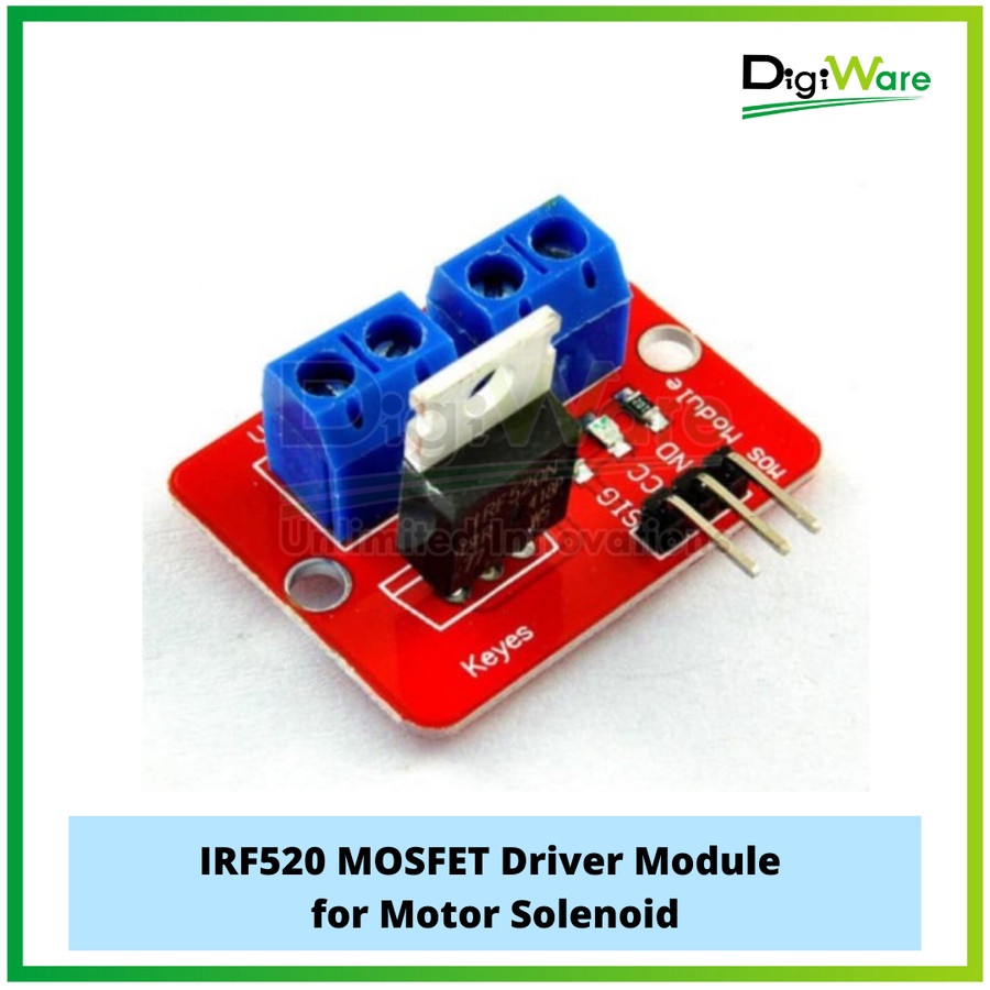 Jual IRF520 MOSFET Driver Module for Motor Solenoid | Shopee Indonesia
