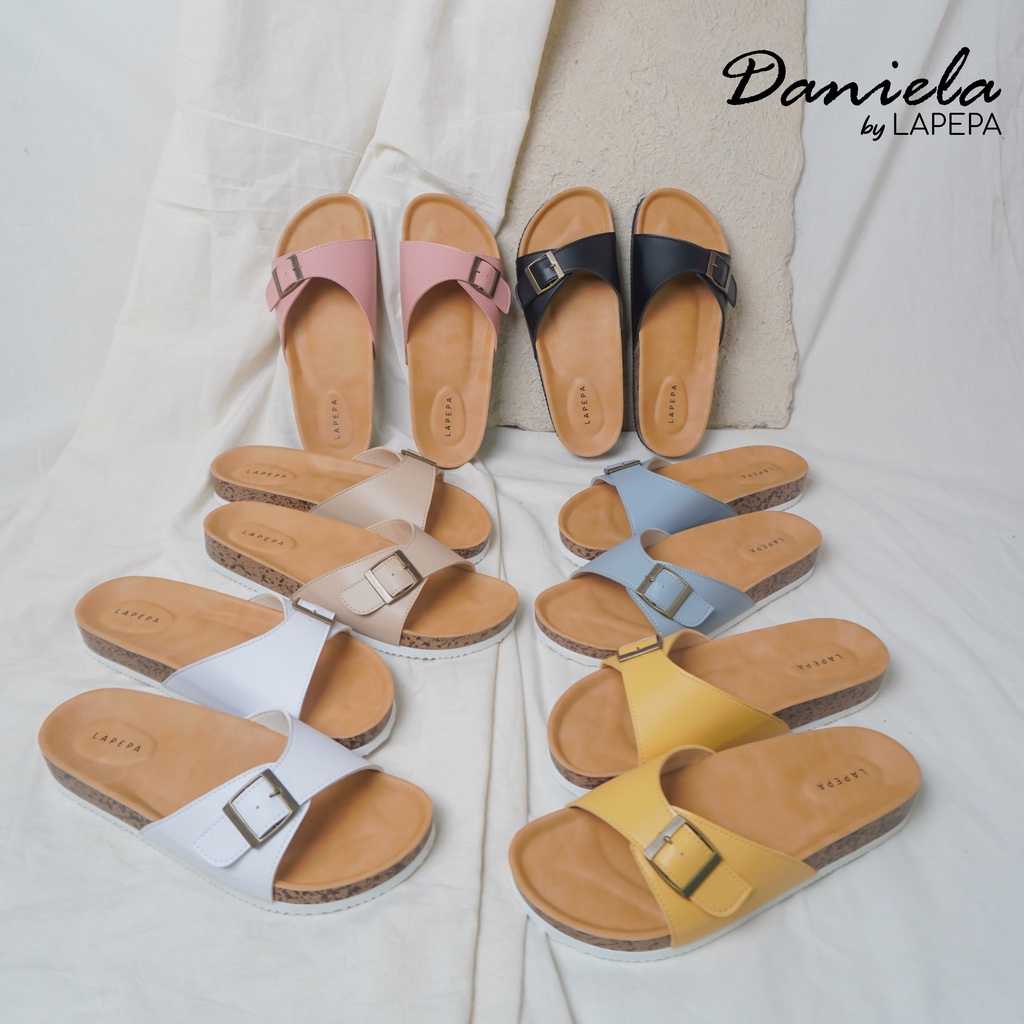 Jual Lapepa Tipe DANIELA Sandal Selop Wanita Sendal Cewek Single Strap ...