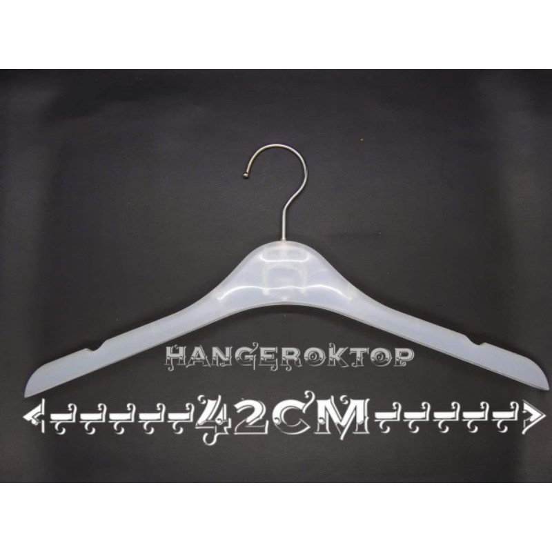 Jual Hanger Baju Dewasa Plastik 151 Putih ( 1 Lusin ) | Shopee Indonesia