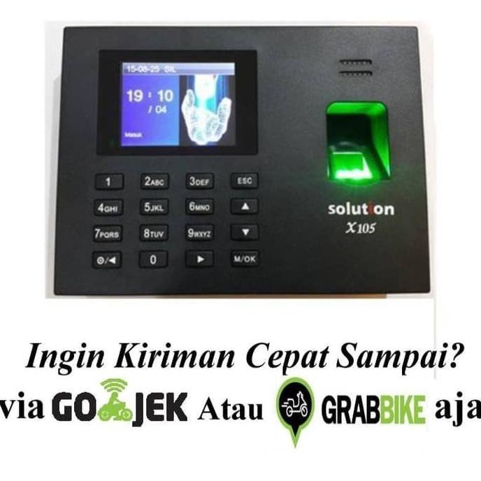 Jual Mesin Absen Fingerprint Solution X105 ID | Shopee Indonesia