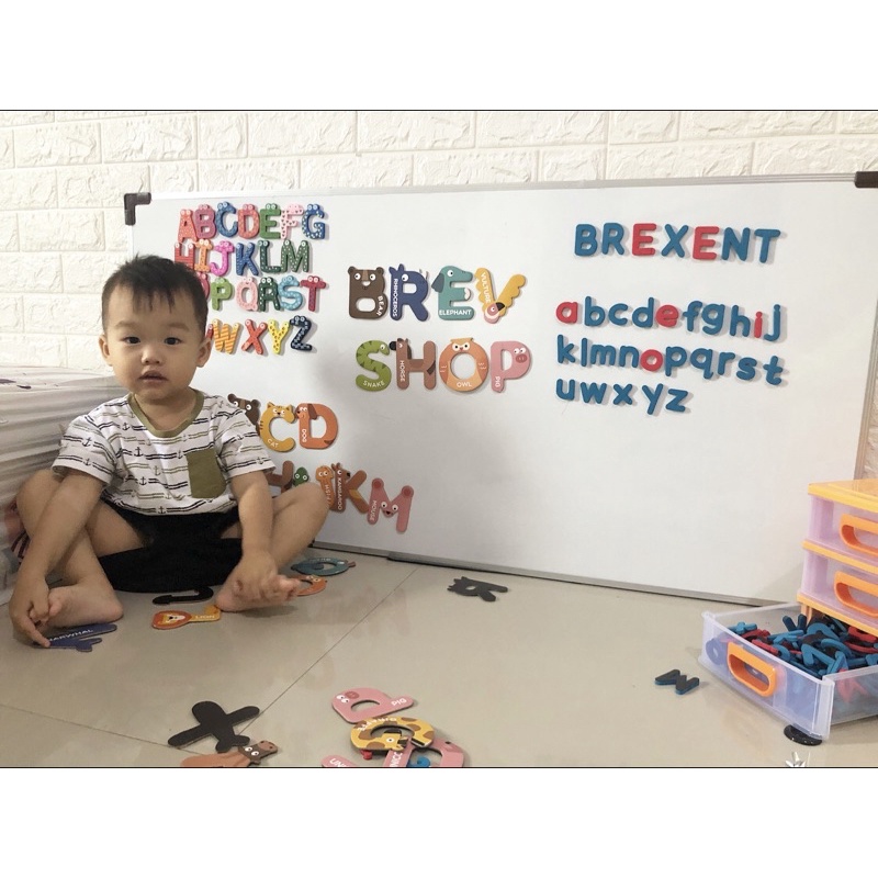 Jual Papan tulis anak Papan tulis magnet mainan magnet alphabet magnet ...