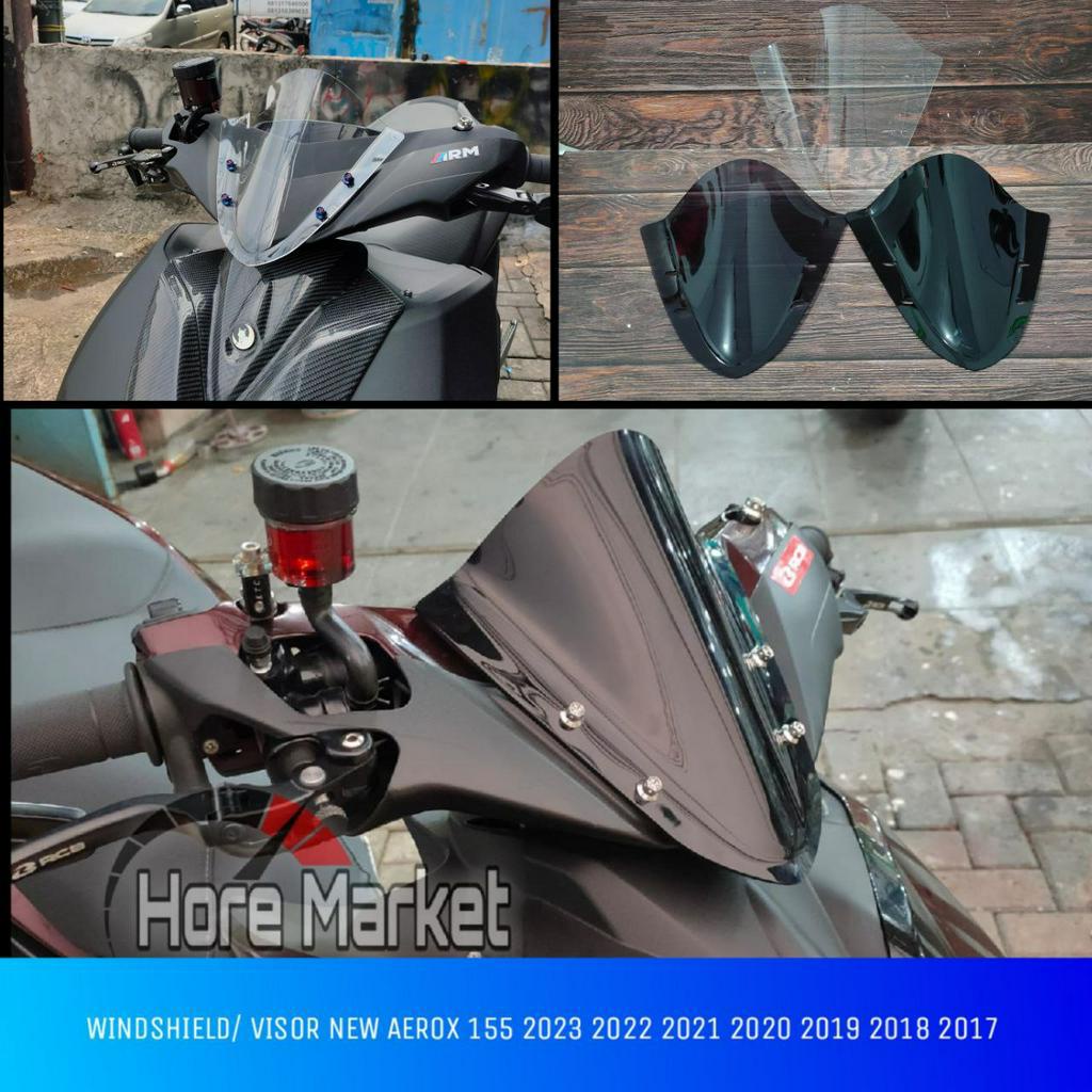 Jual VISOR AEROX JENONG 2017 2018 2019 2020 2021 2022 2023 WINDSHIELD ...