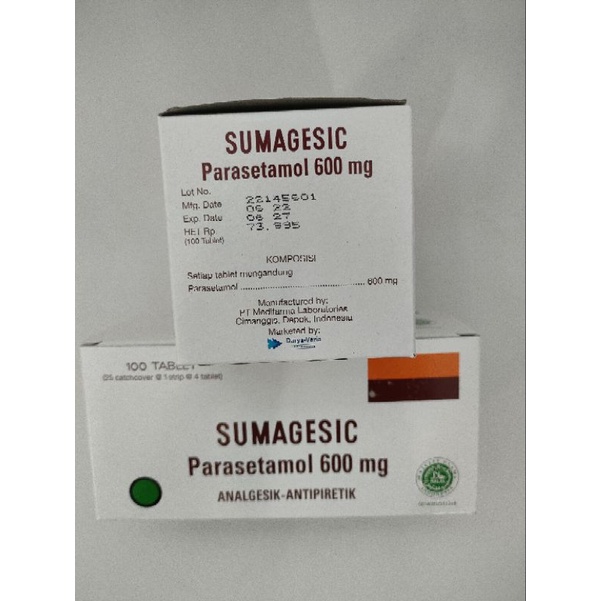 Jual Sumagesic 600mg paracetamol | Shopee Indonesia
