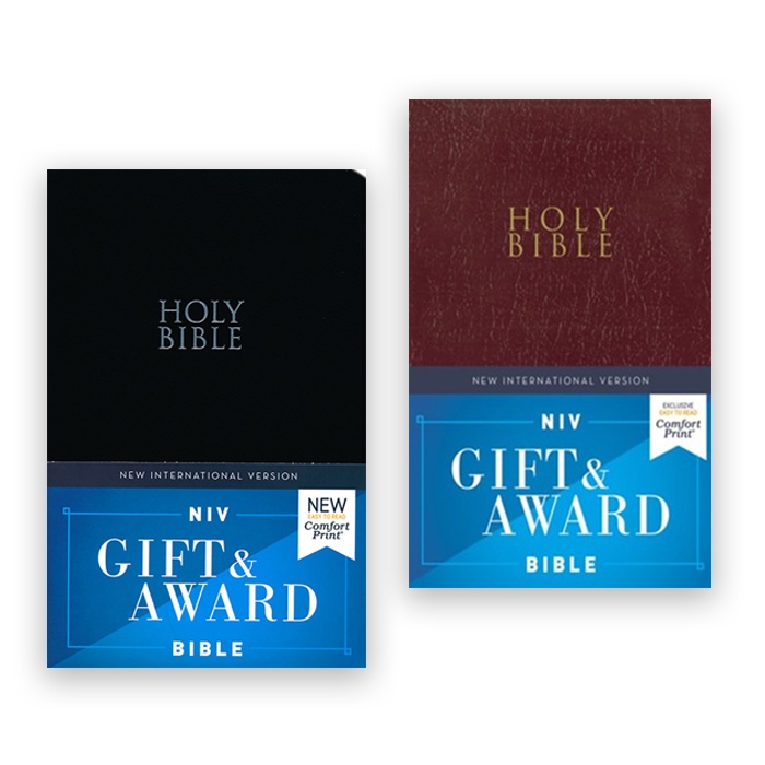 Jual NIV Gift and Award Bible, Leather-Look, Comfort Print | Shopee ...