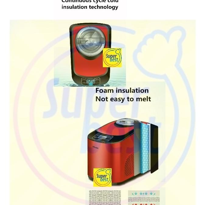 Jual Hicon Ice Cream Maker Home Full Automatic Ice Cream Machine Icm ...