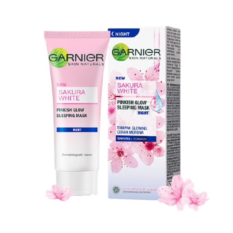 Jual RAYA GARNIER Sakura White Serum Night Cream Moisturizer Skin Care ...