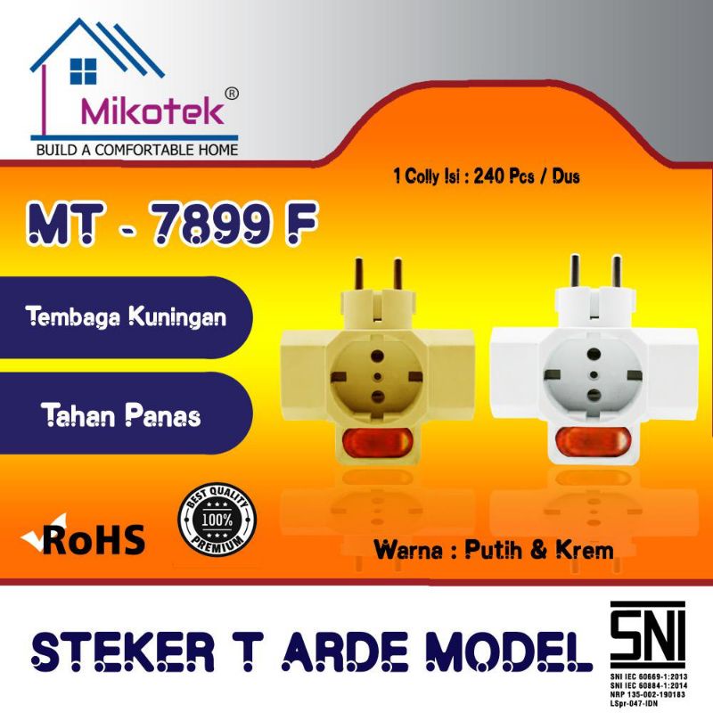 Jual STEKER T ARDE + ON OFF MIKOTEK MT-7899F | Shopee Indonesia