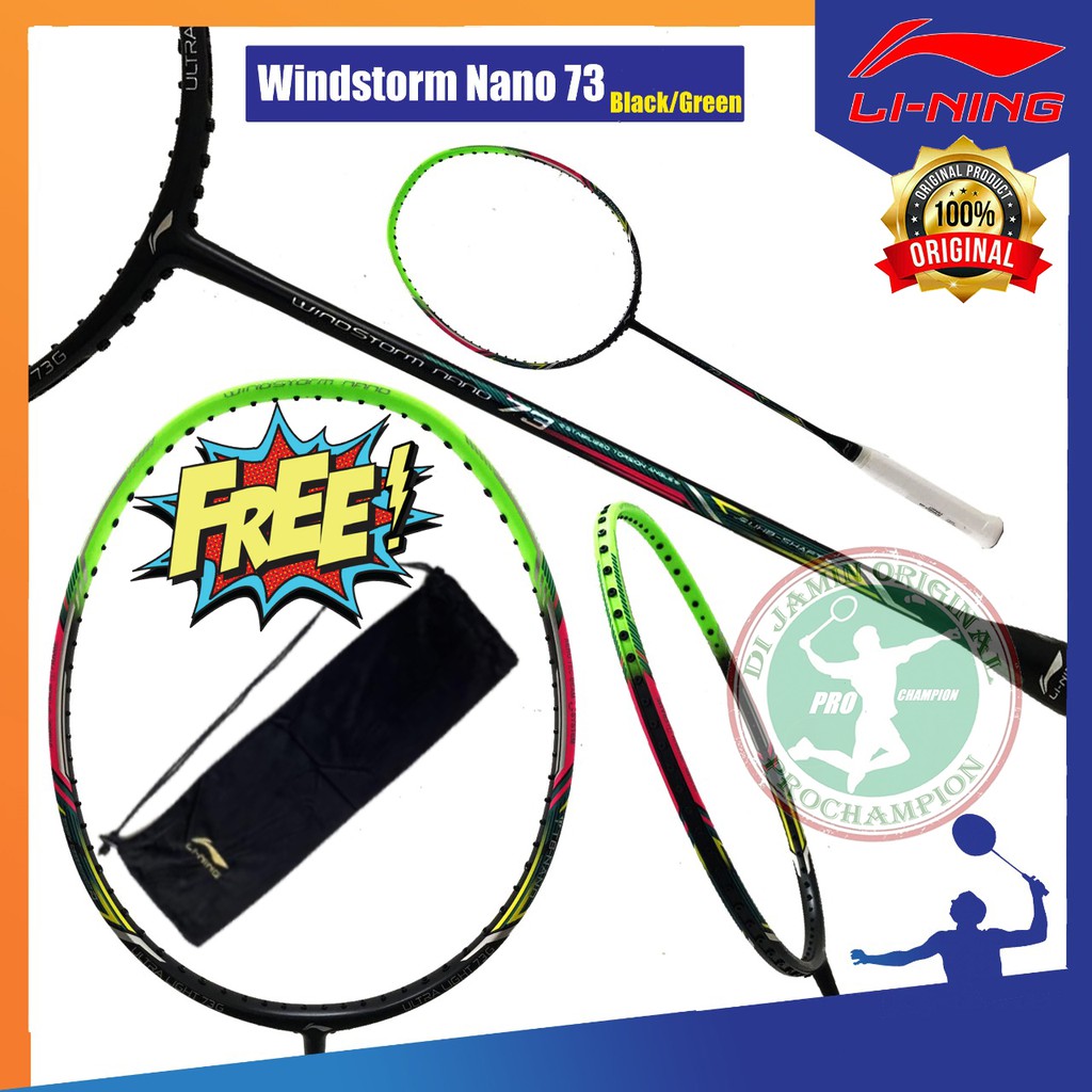 Jual Lining Windstorm Nano 73 Raket Badminton Original | Shopee Indonesia