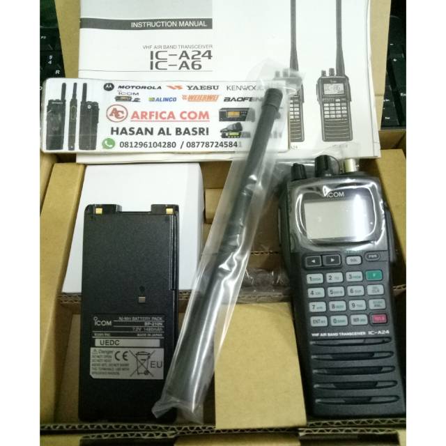 Jual HT AIRBAND ICOM IC-A24 ORIGINAL MURAH | Shopee Indonesia