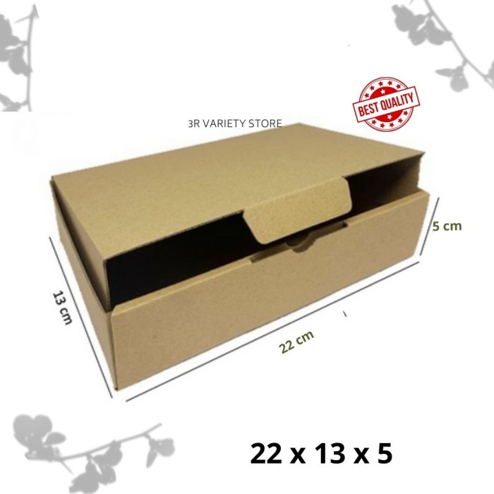 Jual Kardus Box uk. 22x13x5 cm Die Cut & easy usage,Box Roti, Hampers ...