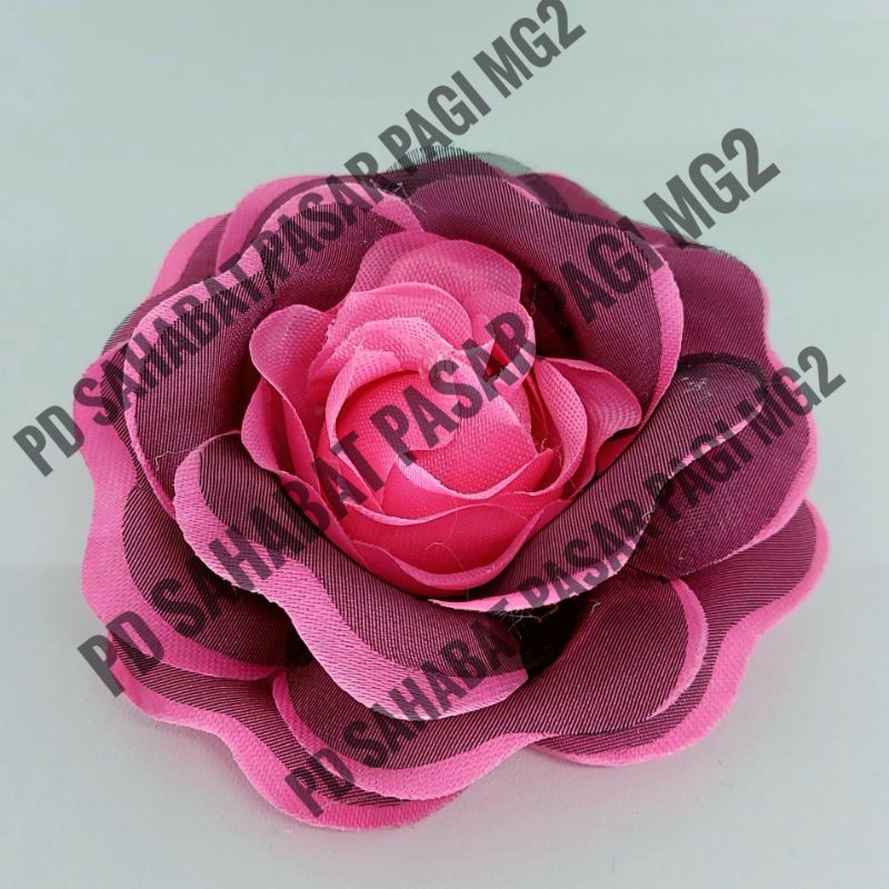 Jual Rose korsase / bunga dada warna merah lapis hitam (harga per pcs ...