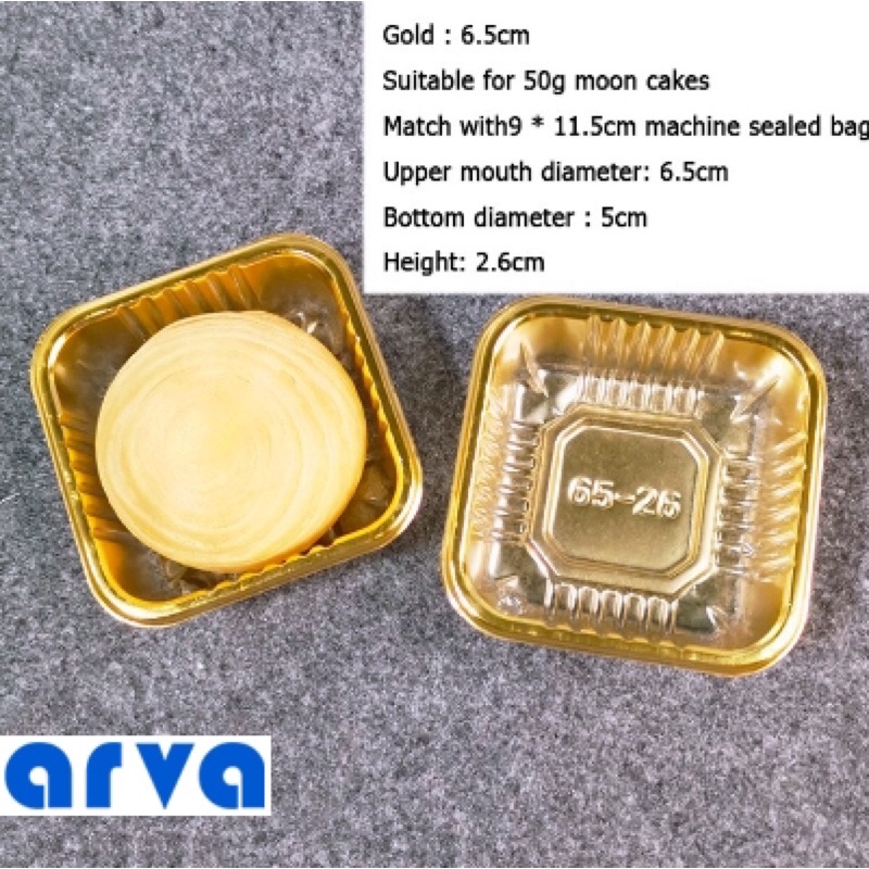 Jual 5PCS KOTAK KEMASAN/BOX MIKA MAKANAN(Snack, Mooncake, Cookies, Cake ...